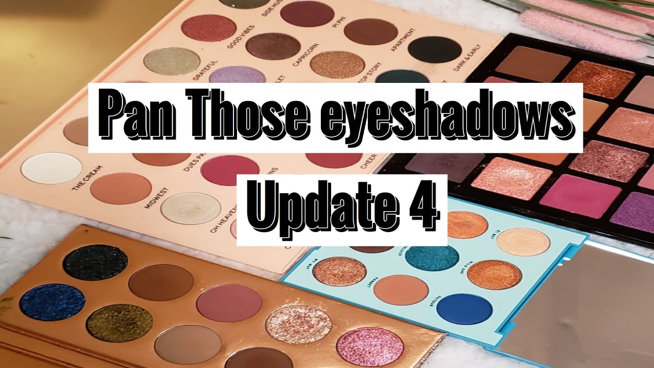 PAN THOSE EYESHADOWS | 101 Pans | Did I Hit Any Pans? | Update 4 - YouTube