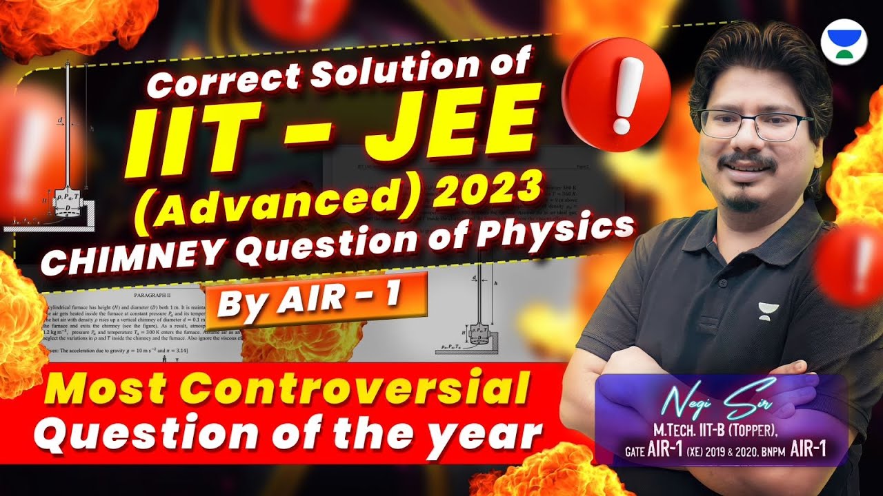 Stop Controversy 🛑 🏻 | Complete step by step solution of JEE-Advanced ...
