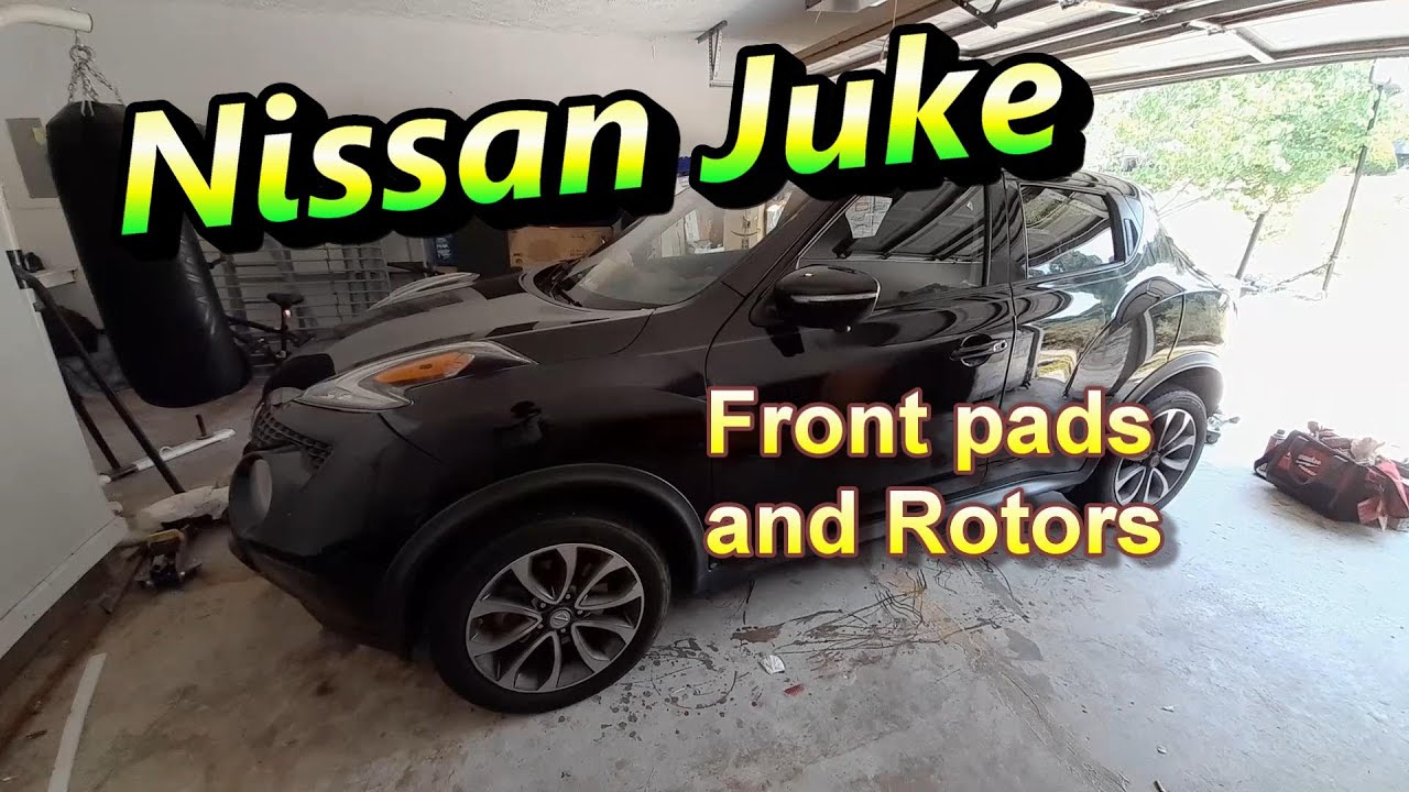 Nissan Juke Front brake pads, rotors, grease caliper pins - YouTube