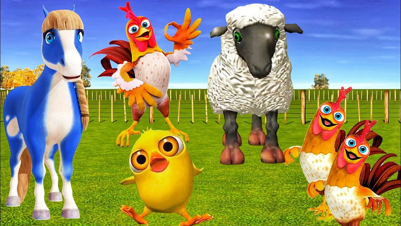 EI Pollito Pio 3D - Lola Vaca Lola La Granza de zenon efecto3d Danza ...