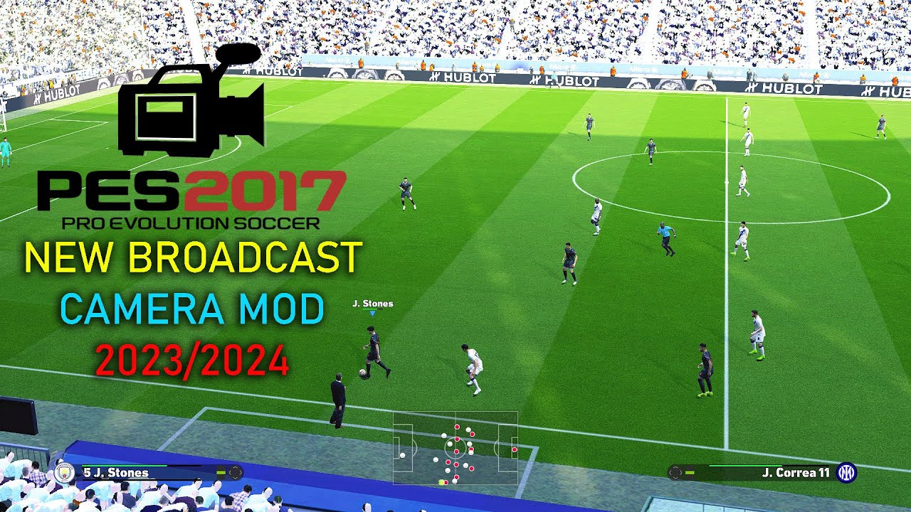 PES 2017 NEW BROADCAST CAMERA MOD 2023 UPDATE - YouTube