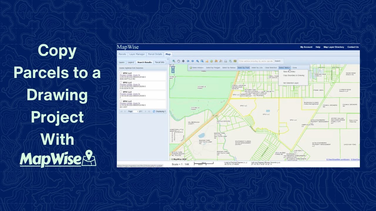 Copy Parcel Polygons to Drawing Project - YouTube