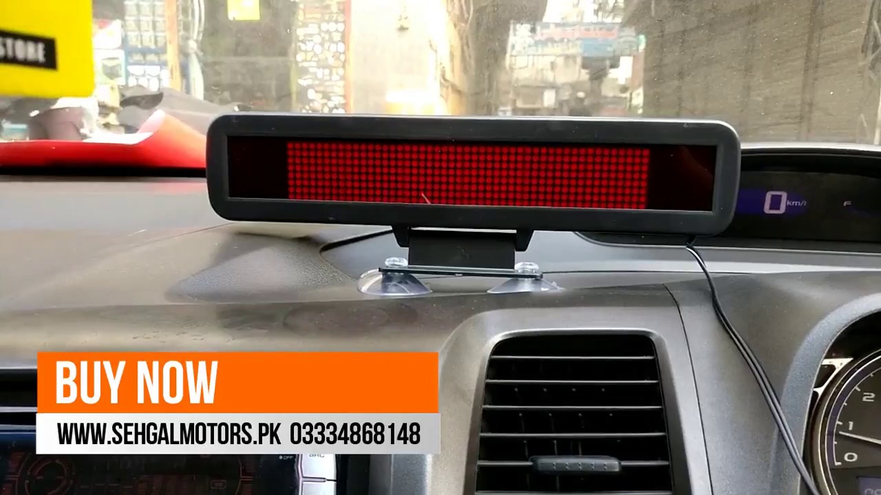 LED Scrolling Message Display Small 12V - YouTube