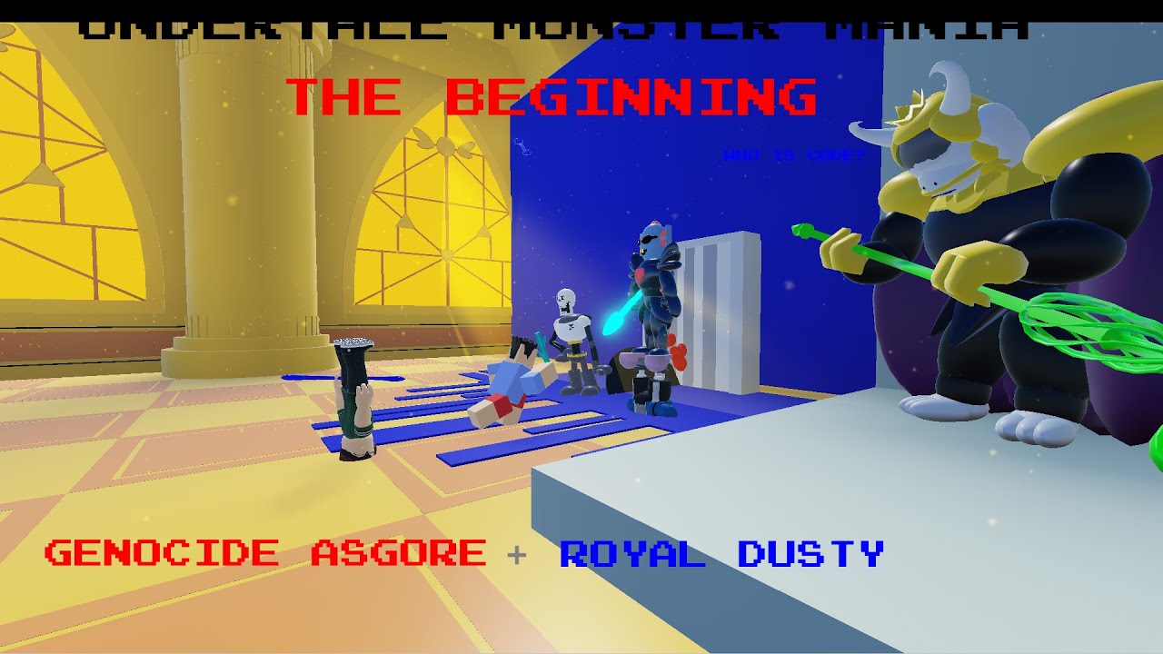 ROBLOX| Undertale: Monster mania the beginning: Royal dusty and ...