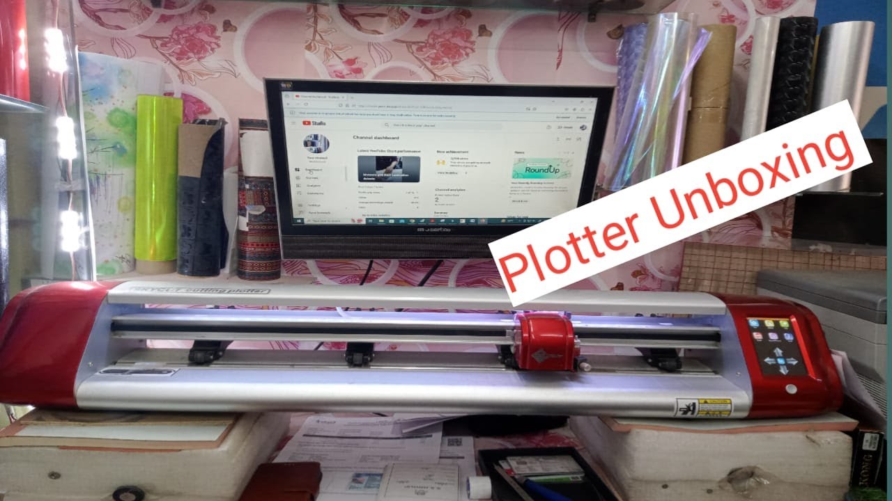SKY CUT C36 C24 UNBOXIMNG AND ASSEMBLING | CHEAP AND BEST PLOTTER MACHINE | Plotter under 50k ...