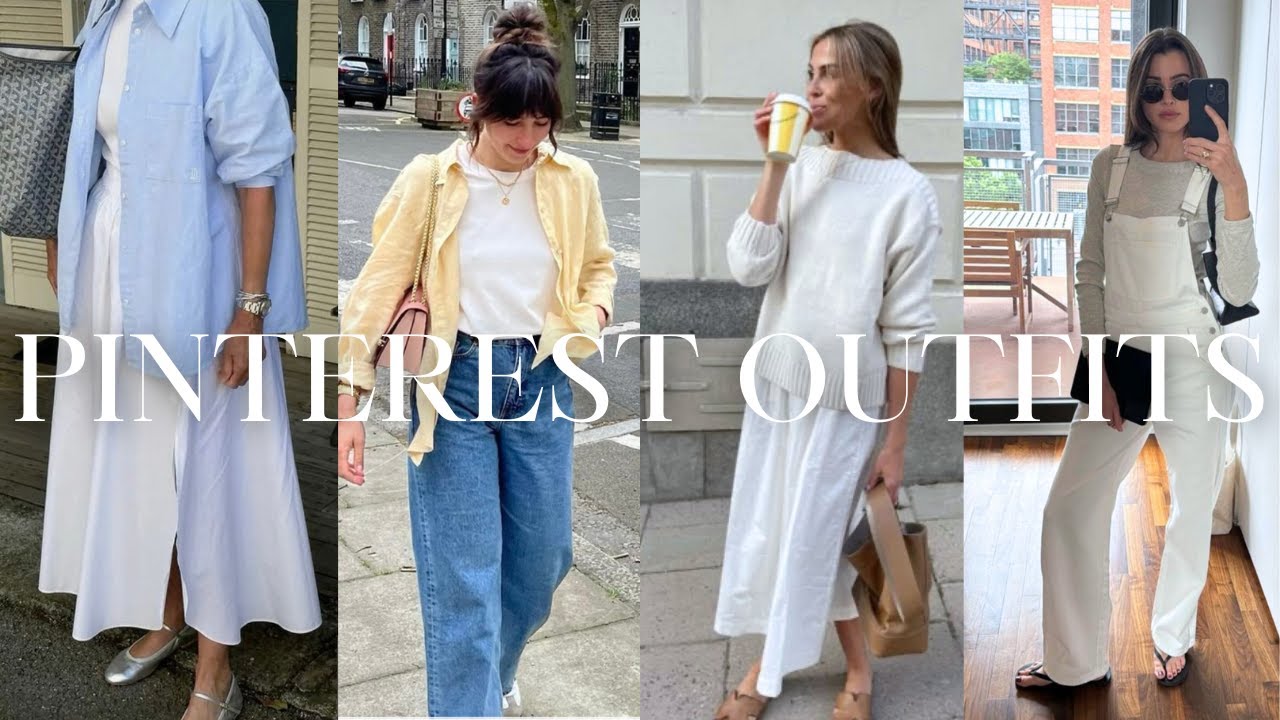 RECREATING SPRING PINTEREST OUTFITS 2025 | Casual Outfit Ideas - YouTube