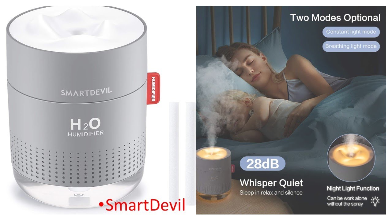 SmartDevil Humidificador 500ml ultrasónicos de aire / #moito67ray #SmartDevil - YouTube
