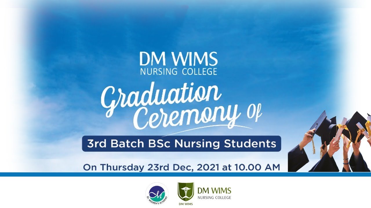 DM WIMS NURSING COLLEGE Graduation Ceremony of 3rd Batch Bsc Nursing ...