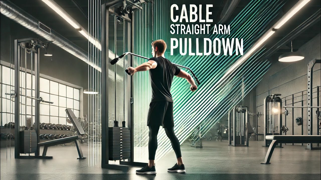 Cable Straight Arm Pulldown | Ultimate Lat & Back Isolation Exercise ...