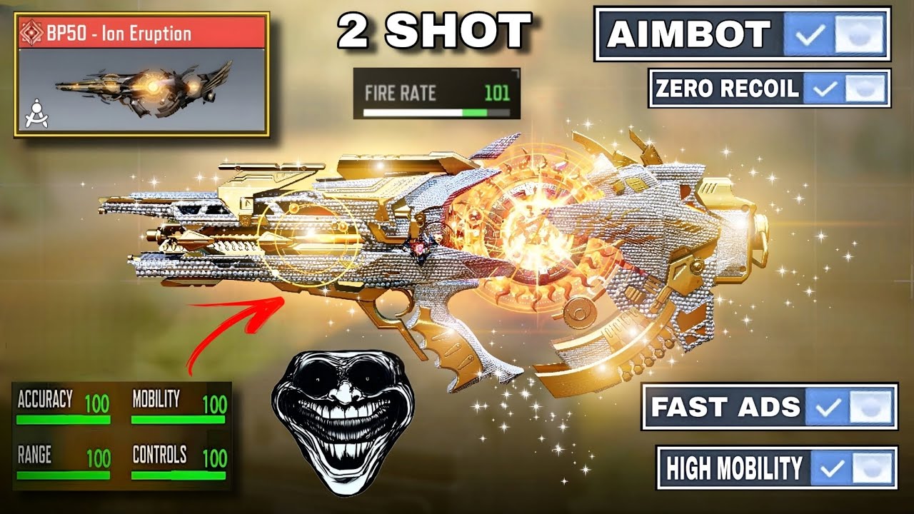 NEW "2 SHOT" BP50 Gunsmith! its TAKING OVER COD Mobile in Season 2 ...