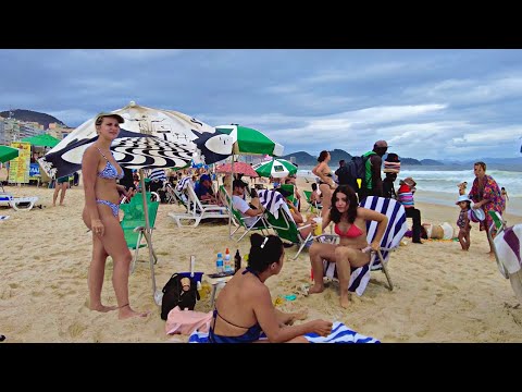 🇧🇷Copacabana Beach Rio de Janeiro, Brazil