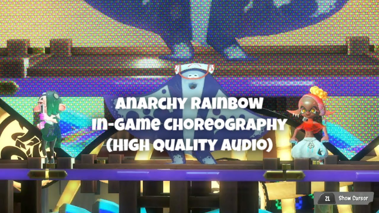 Anarchy Rainbow (In-Game Choreography) - Splatoon 3 | Grass vs. Fire vs ...