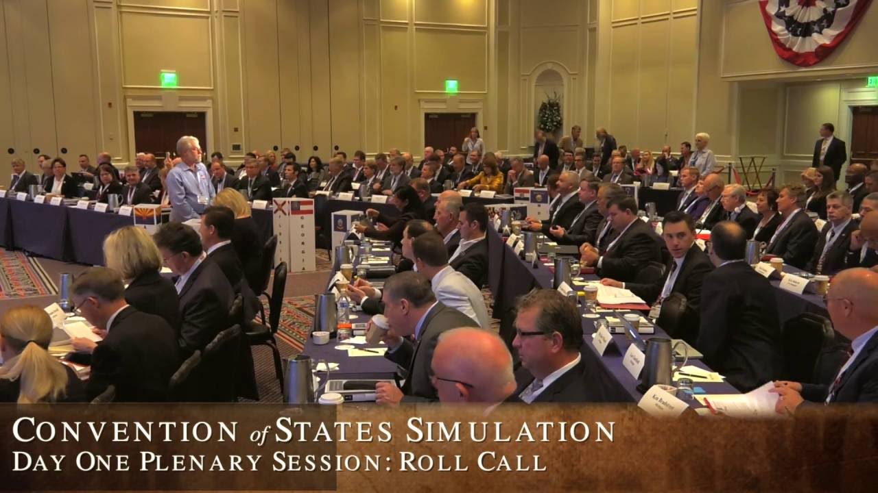 Convention of States Simulation: Election of Convention President - YouTube