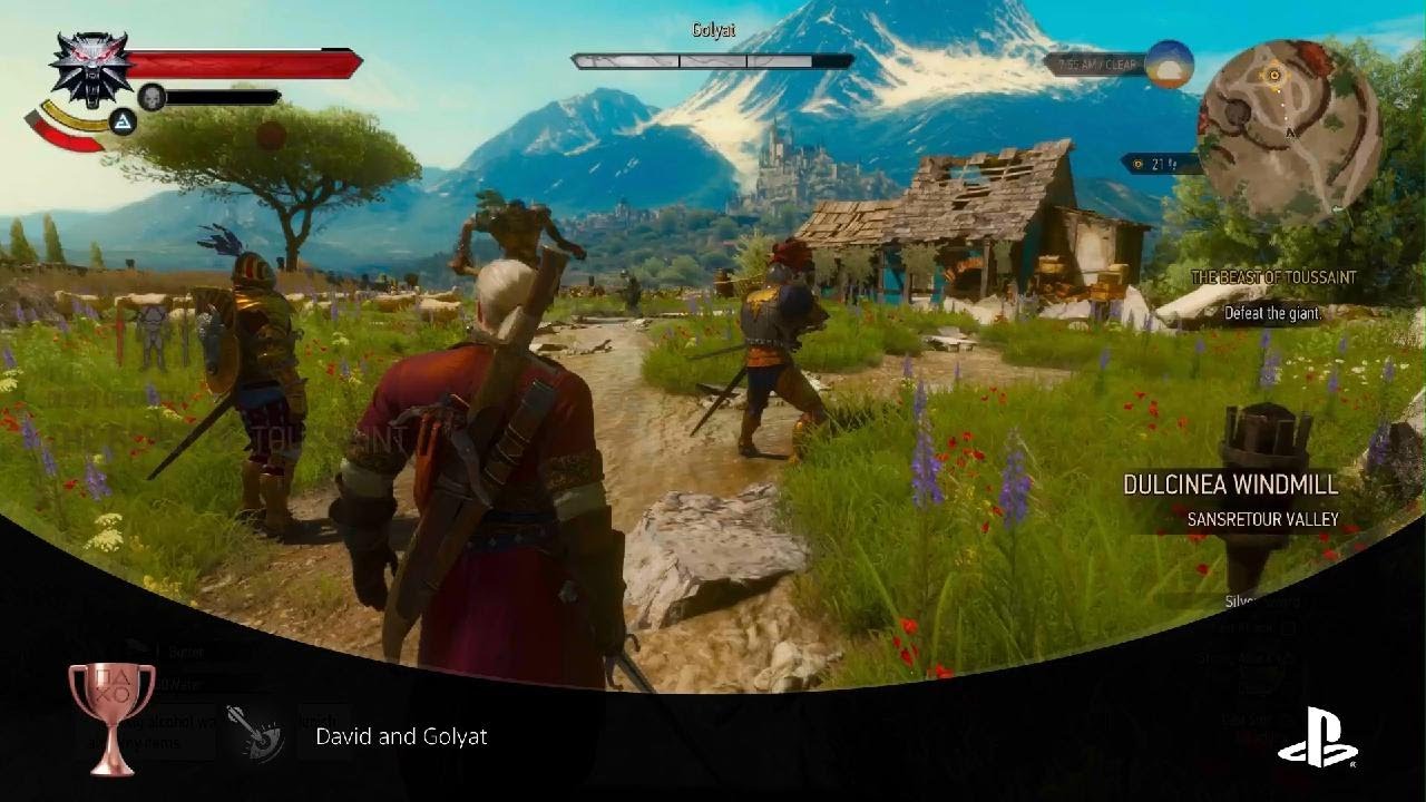 The Witcher 3: Wild Hunt - David and Golyat - YouTube