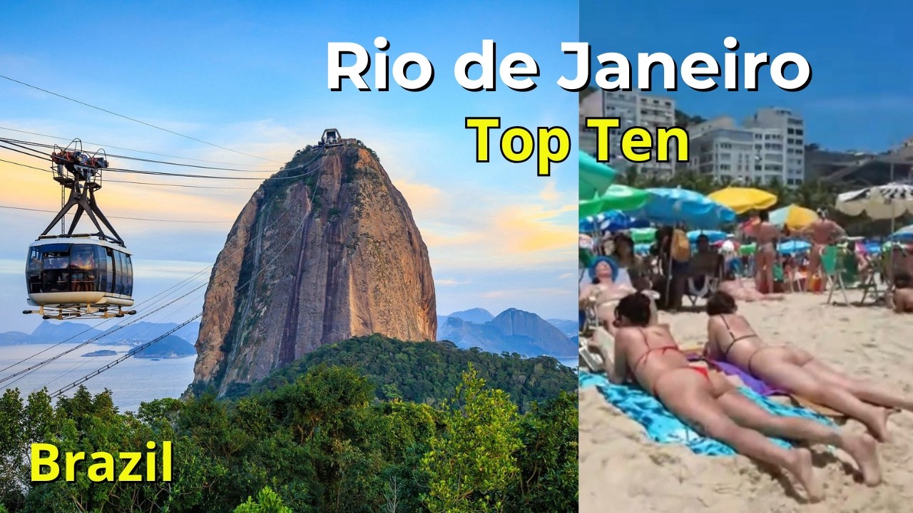 Top 10 places to visit in Rio de Janeiro - YouTube