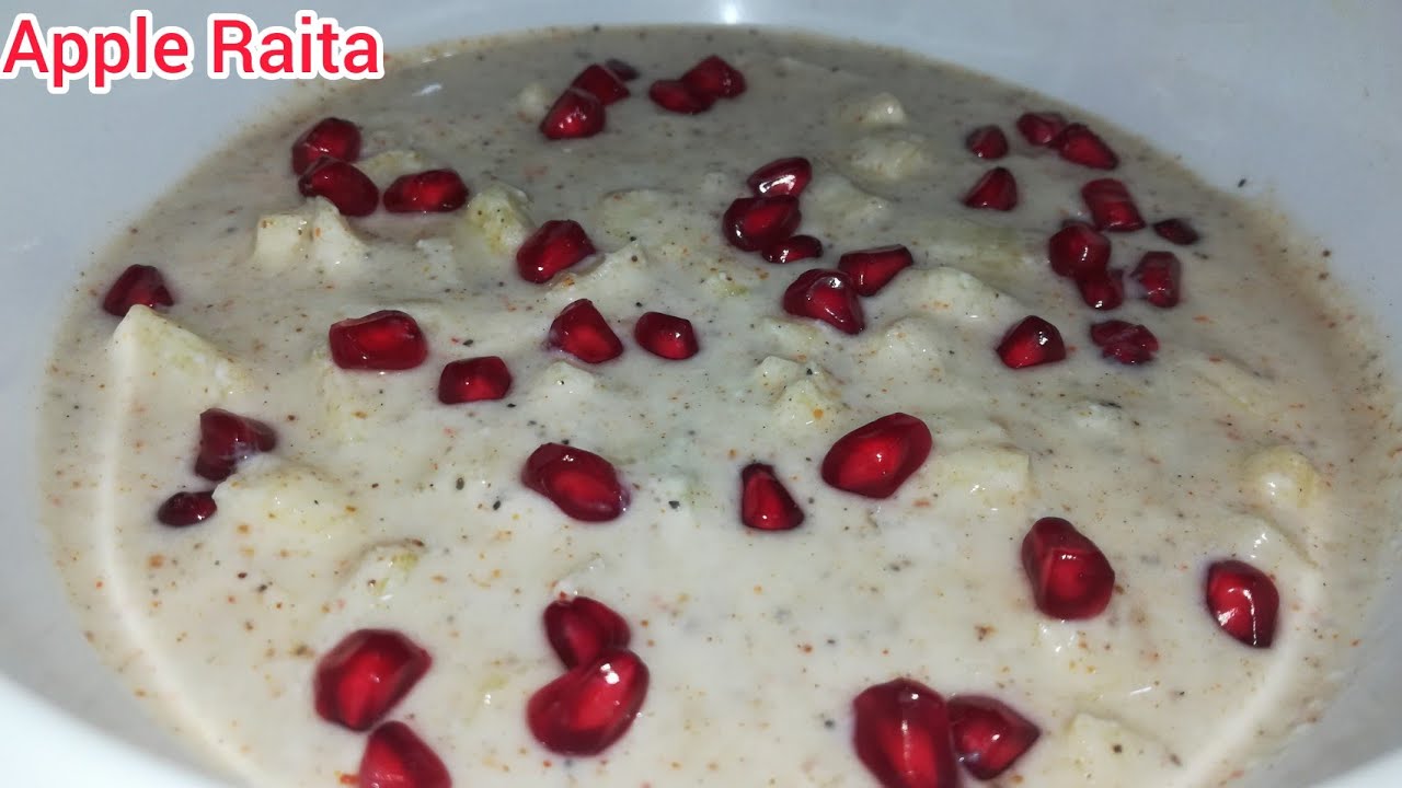 Apple raita/सेव का रायता/easy and quick raita recipe/how to make apple ...