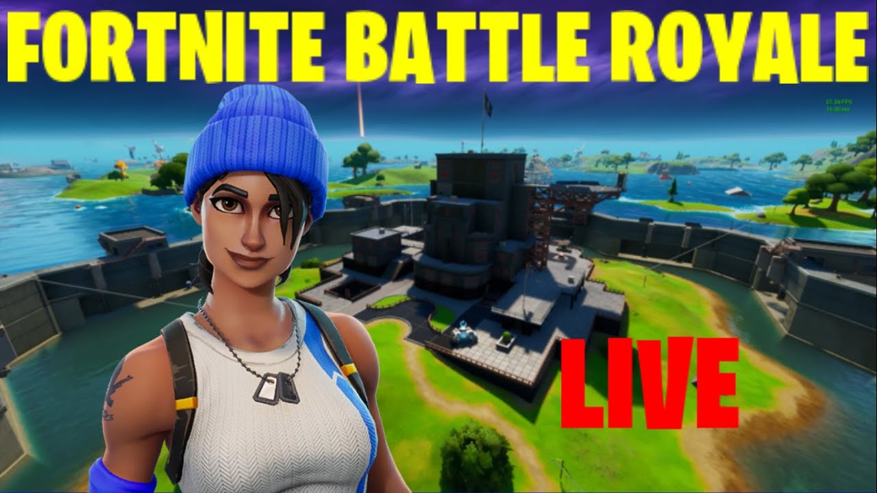 FORTNITE BATTLE ROYALE - LIVE - YouTube