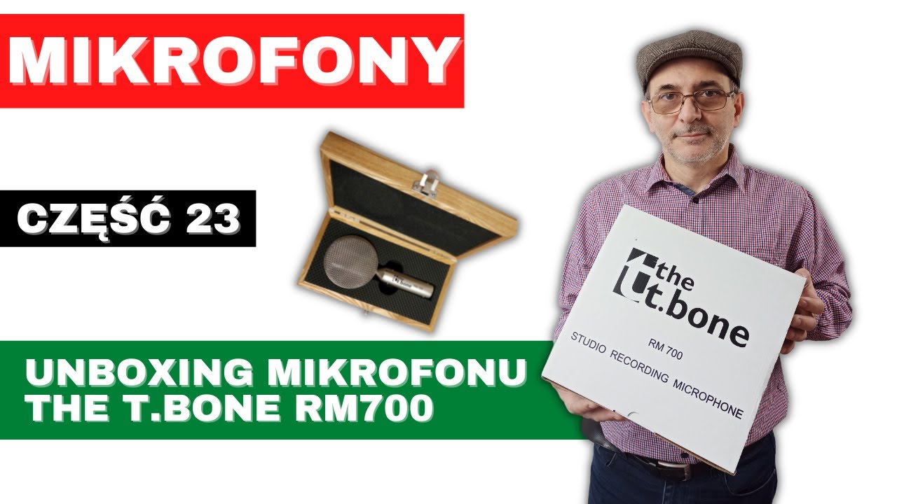 MIKROFONY - część 23 - Unboxing mikrofonu THE T.BONE RM700 - YouTube