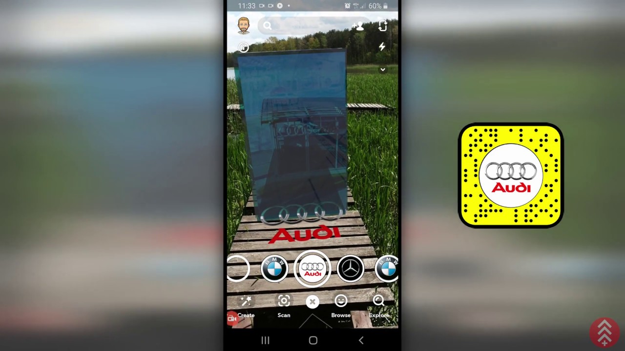 AUDI Dealership In Snapchat Portal #1 - YouTube