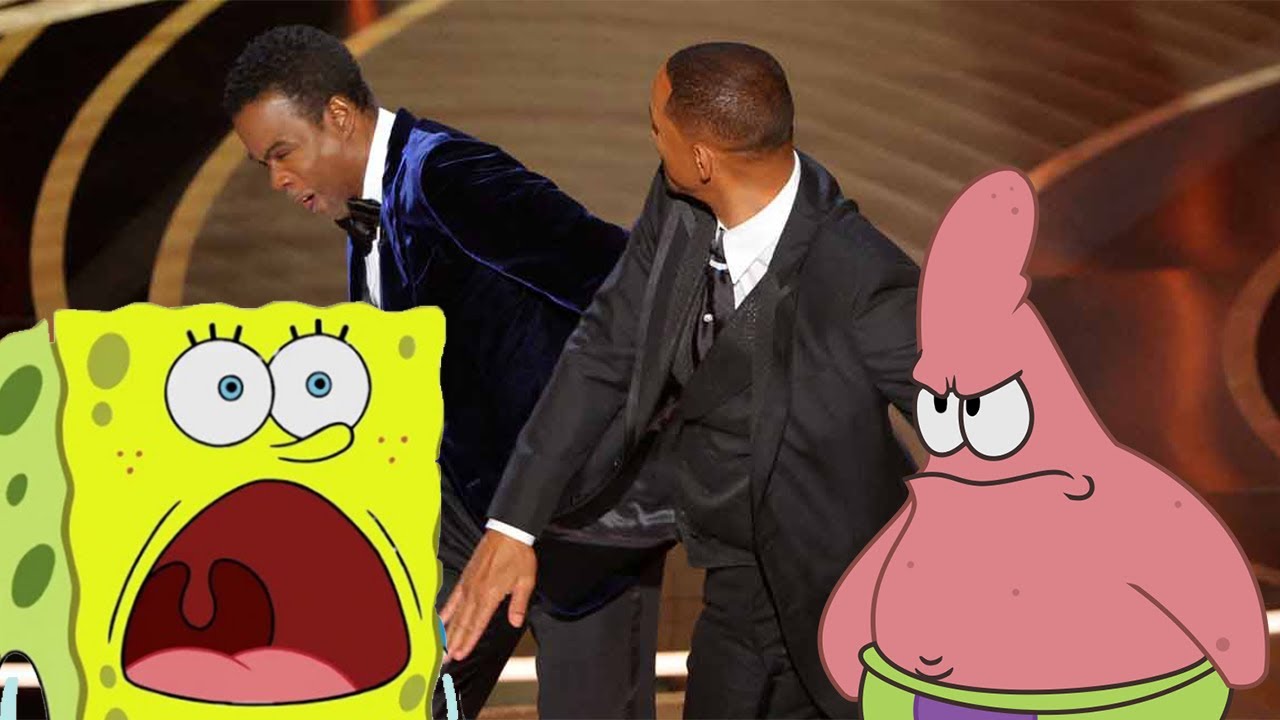 Will Smith Slaps Chris Rock, but Patrick Slaps SpongeBob - YouTube