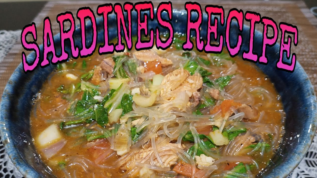 Quick and Easy Ginisang Sardinas w/ Sotanghon || LOCKDOWN RECIPE ...