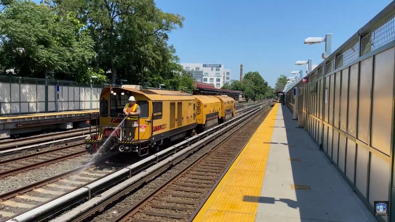 R46/R68/R68A B Local/Express, Q Local And LORAM Grinder Trains At ...