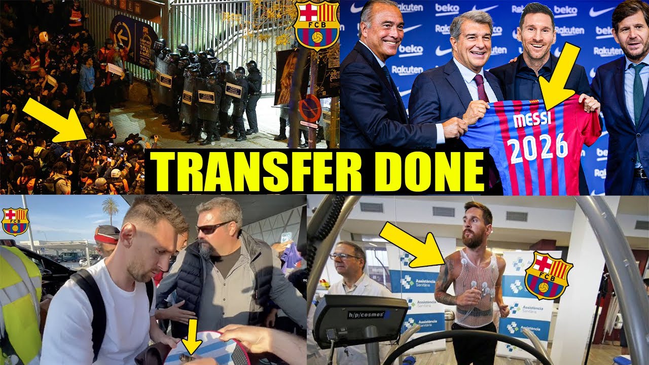 Barcelona News 🔥Messi Deal Done To Barcelona Fans Wait For Medical Test ...