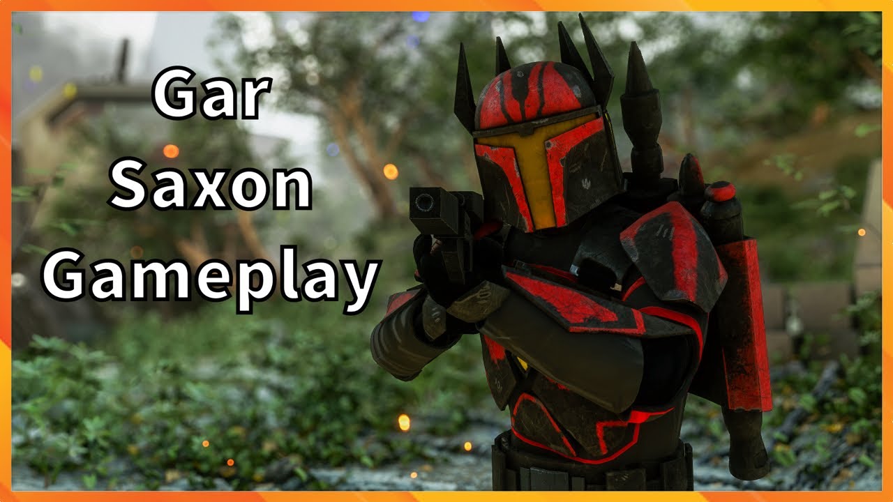 Gar Saxon Gameplay Star Wars Battlefront 2 - YouTube