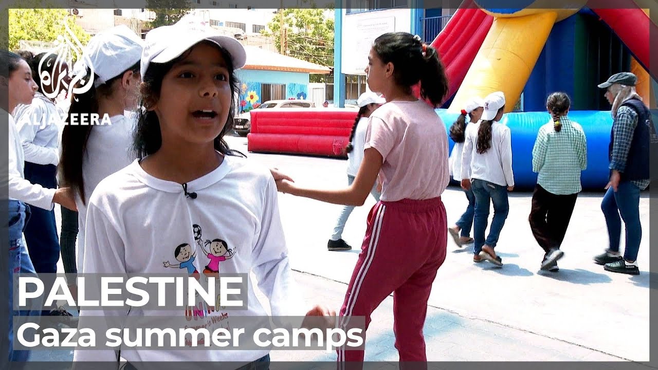 UNRWA summer camps gives Gaza children chance to play - YouTube