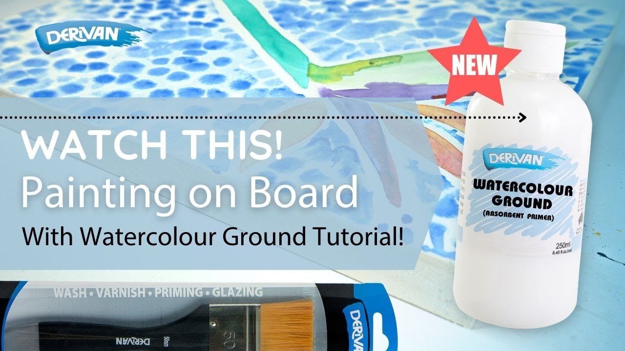 Painting on Board With Watercolour Ground Tutorial - YouTube