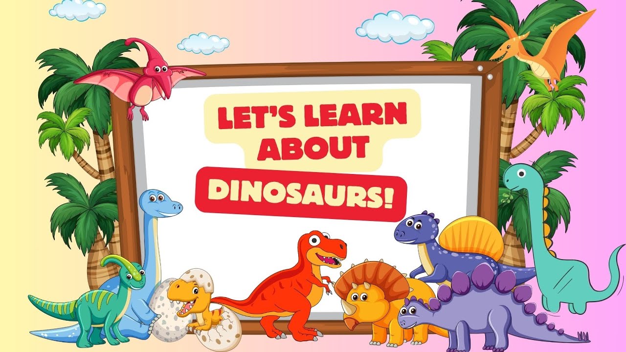 DINOSAURS: Dinosaur Names Song | Educational Videos for Kids | Learn ...