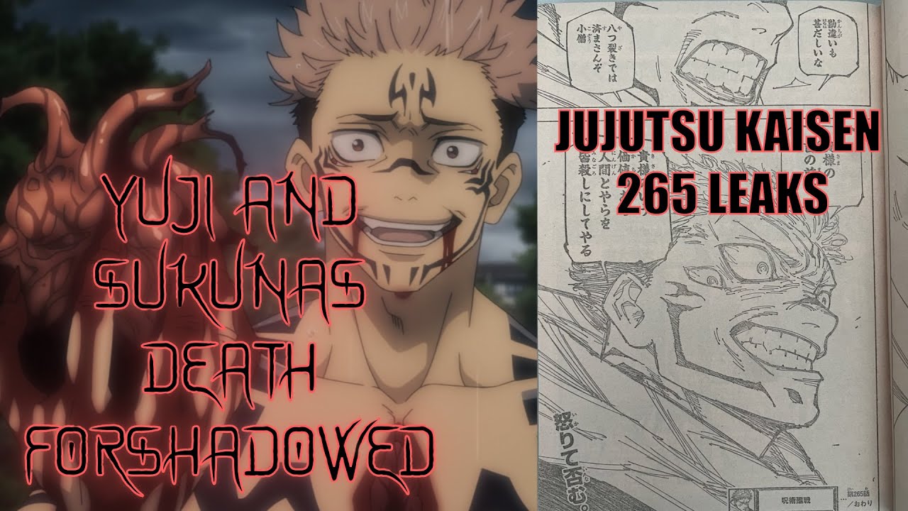 Jujutsu Kaisen chapter 265 leaks + discussion - YouTube