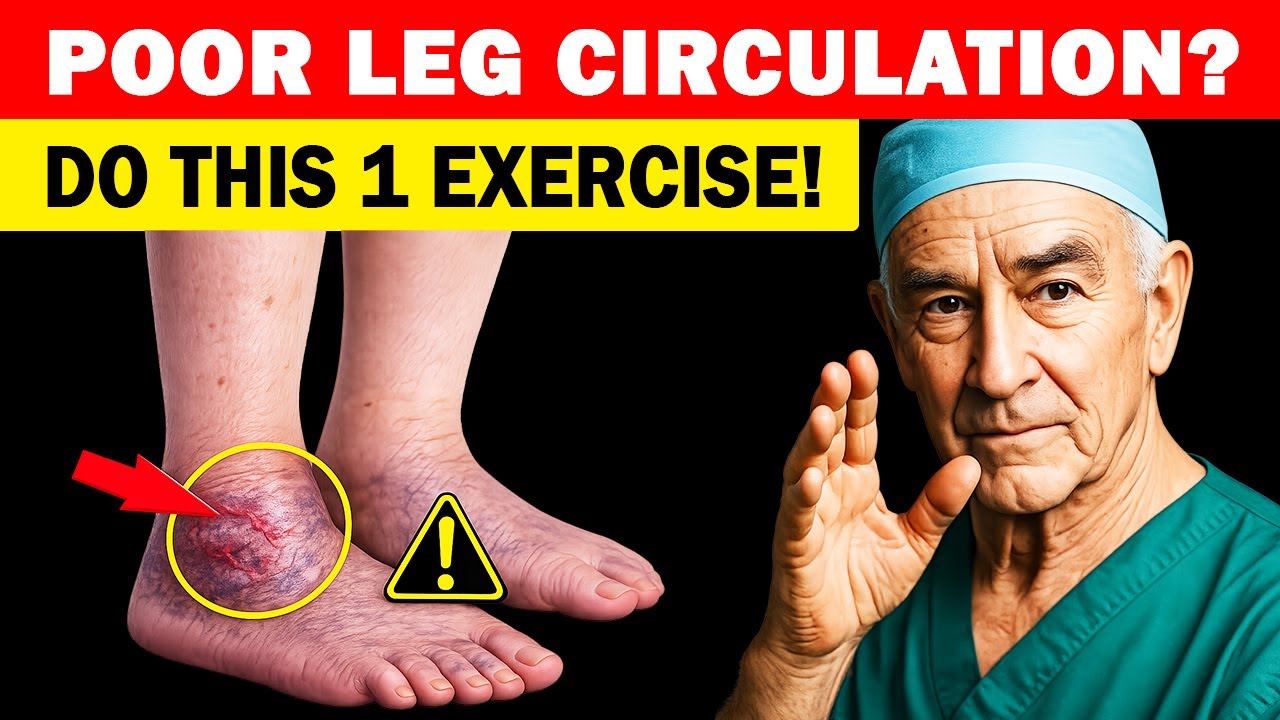 Surgeon Reveals: Do This 1 Exercise for Poor Leg Circulation after 70 ...