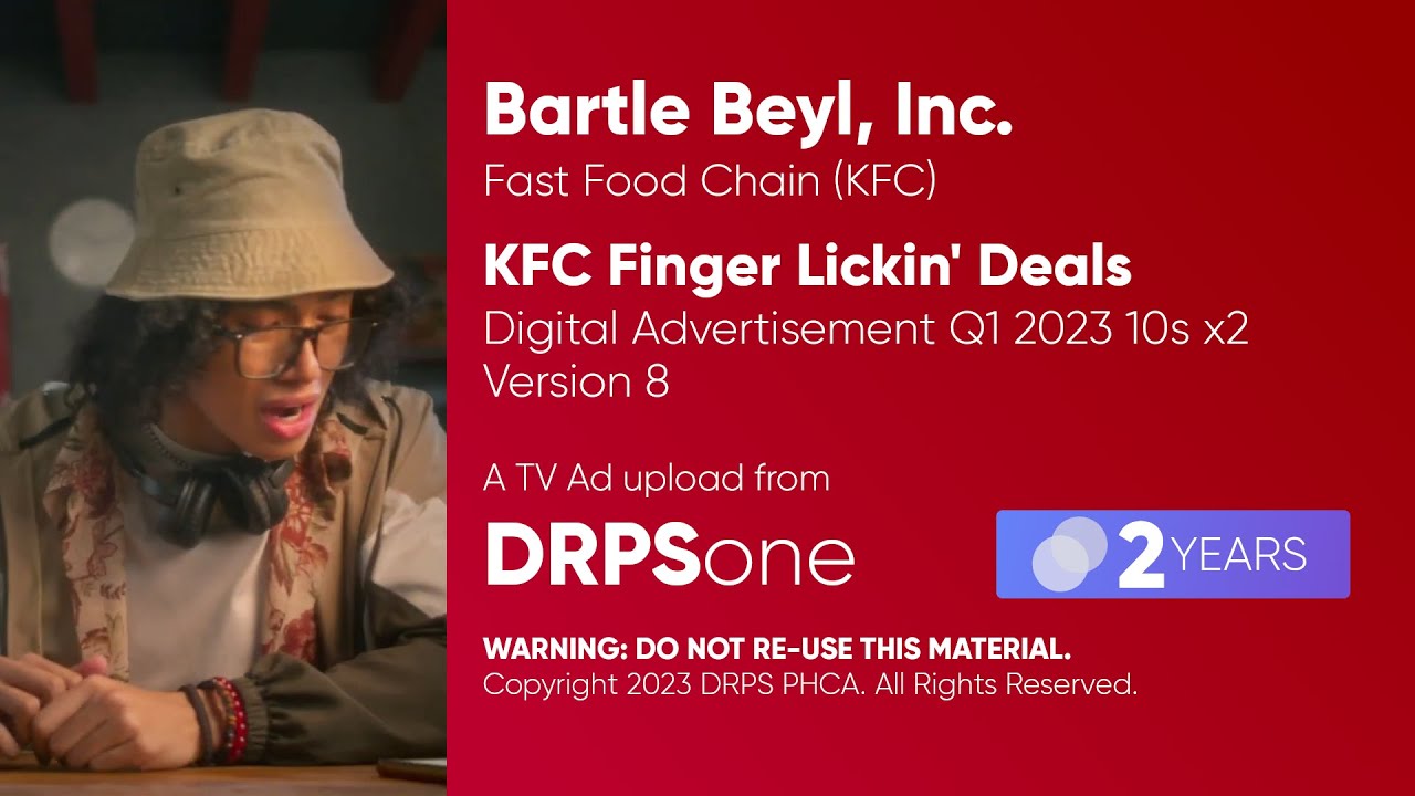 KFC Finger Lickin' Deals Digital Ad Q1 2023 10s x2 (Philippines ...