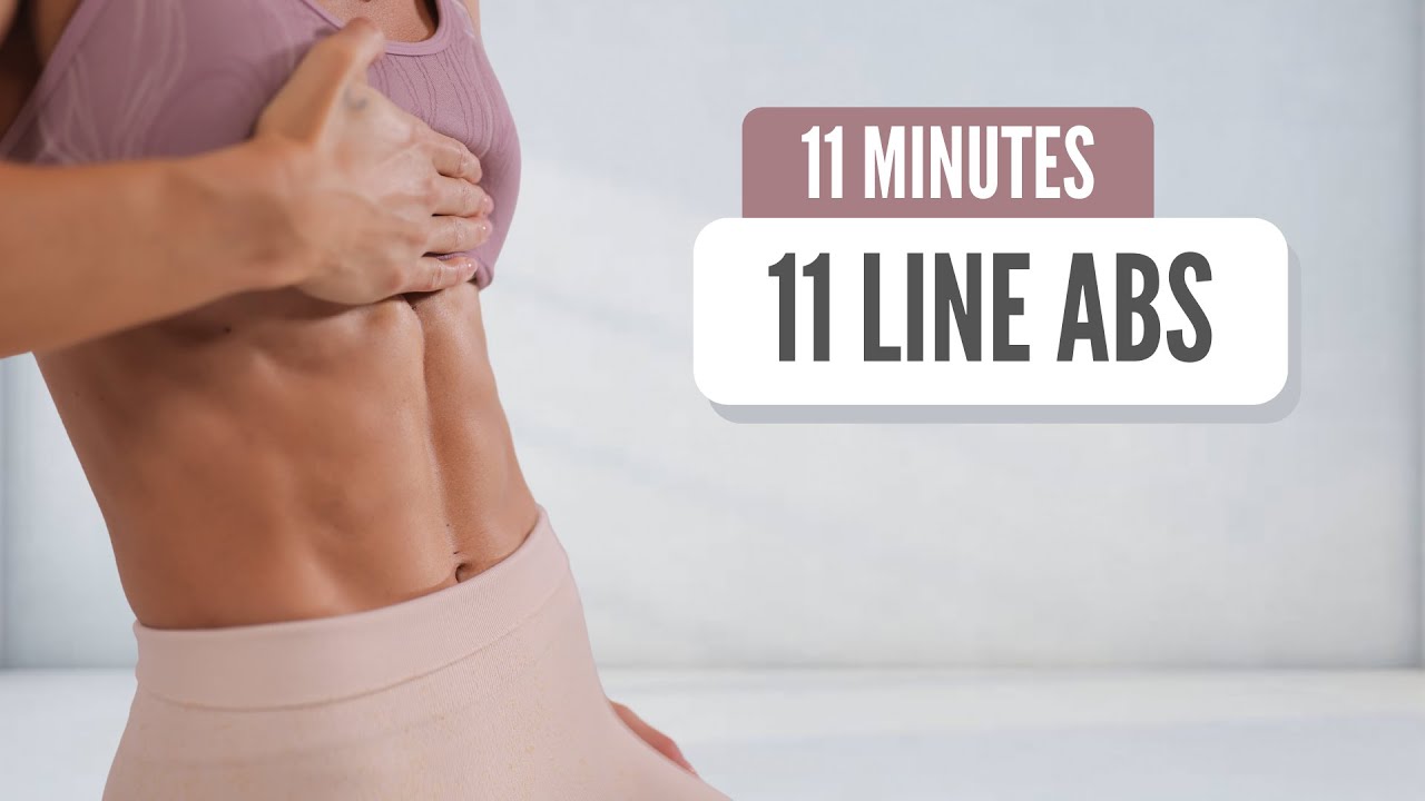 11 LINE ABS // 11 MIN Workout - YouTube