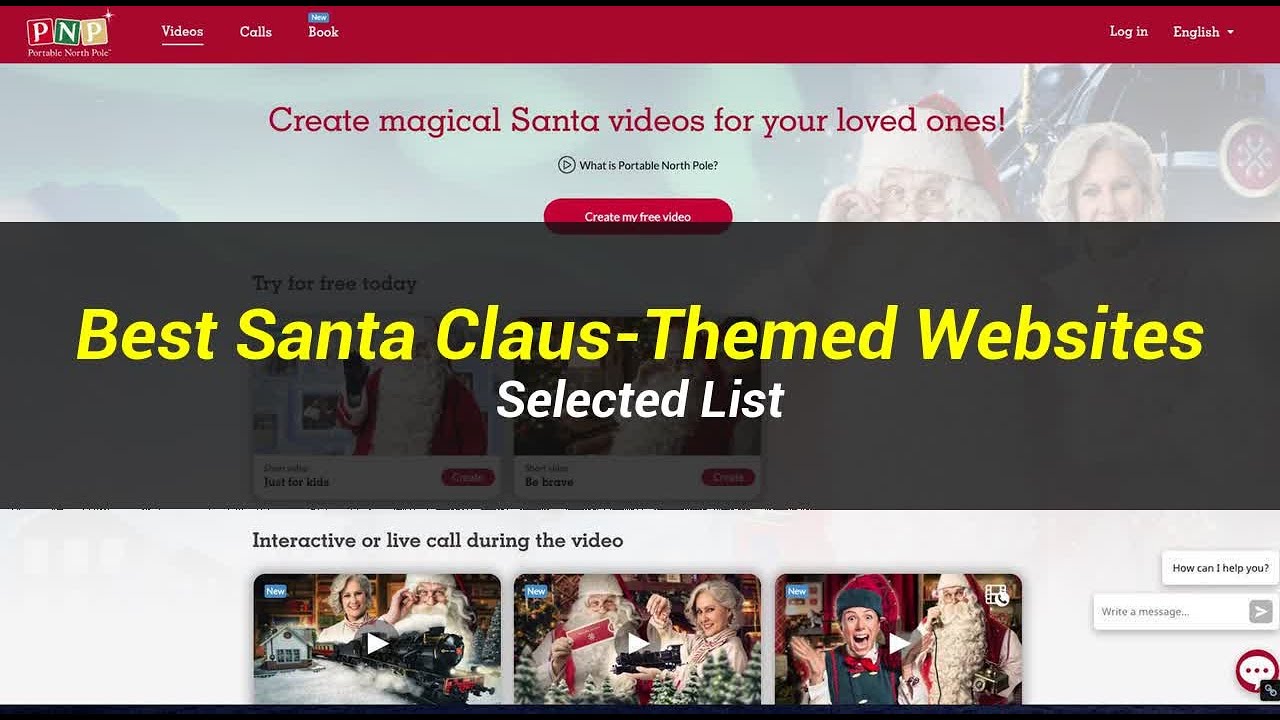 5 Best Santa Claus-Themed Websites | Selected List - YouTube