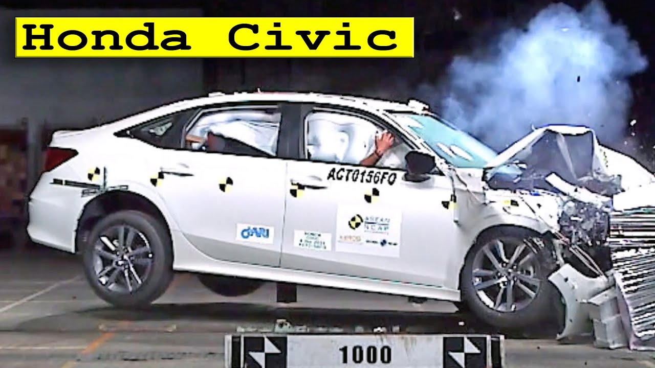 2022 Honda Civic Crash & Safety Test - YouTube