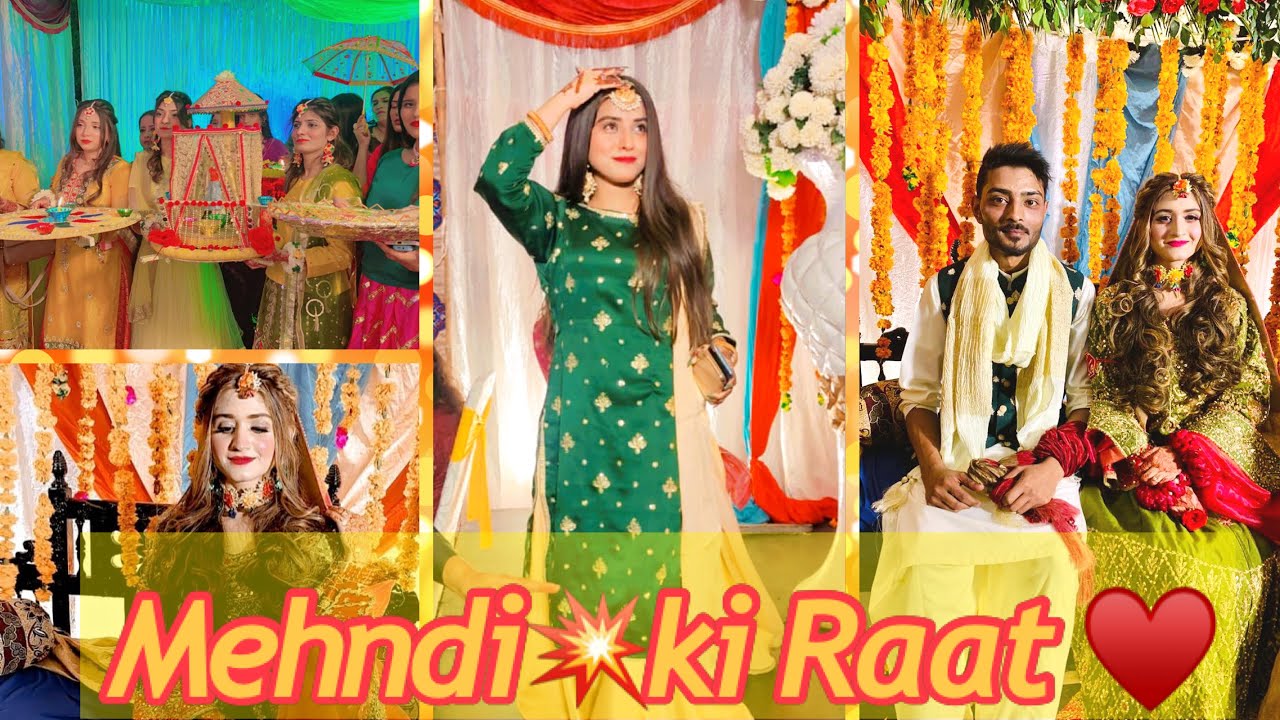 Behan Ki Mehndi 💥|Mahin world | Pakistani Wedding Vlog🥳 - YouTube