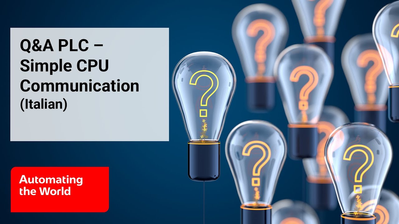 Q&A PLC - Simple CPU Communication (Italian) I Mitsubishi Electric ...