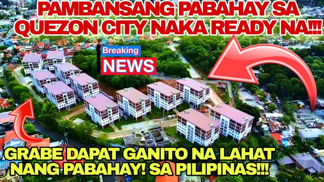 PAMBANSANG PABAHAY NANG ATING PANGULO HETO NA BA! SA QUEZON CITY! - YouTube