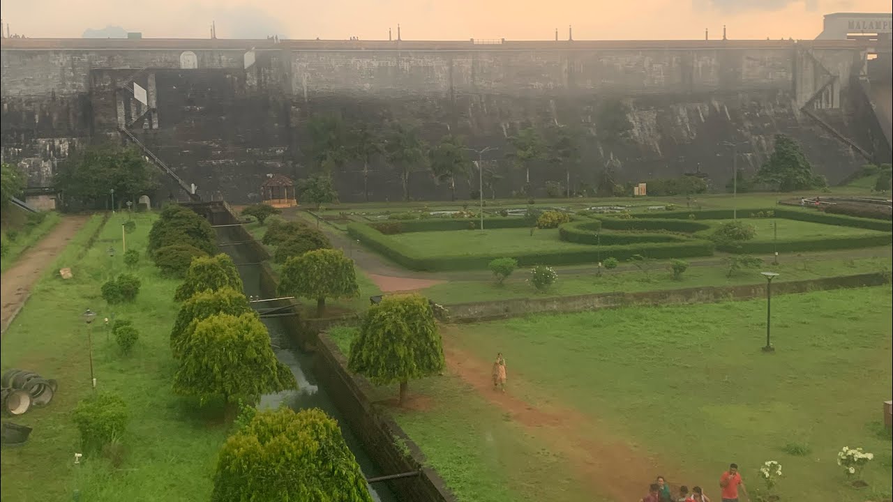 Beautiful aerial view of malampuzha dam #aerialview - YouTube