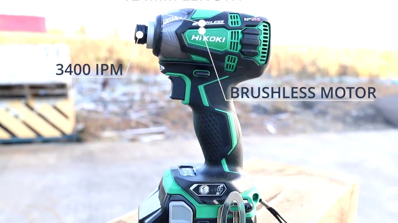 HiKoki WH18DBDL2 18v Brushless Impact Driver FIRST LOOK online video ...