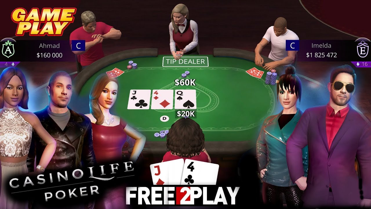 CasinoLife Poker ★ Gameplay ★ PC Steam [ Free to Play ] game 2020 ...