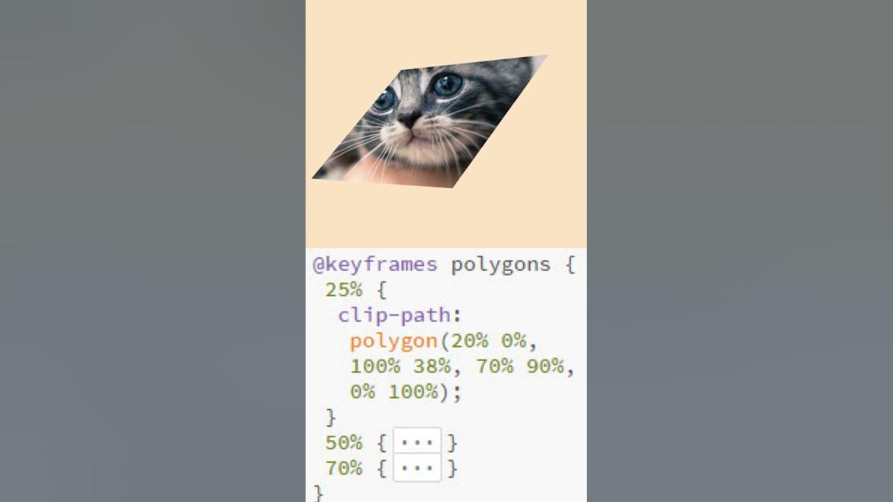 Css Clip Path Polygon Animation Youtube
