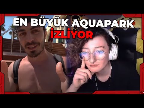 CEREN / Deli Mi Ne - İstanbul'un En Büyük Aquaparkına Girdik İZLİYOR ve YORUMLUYOR