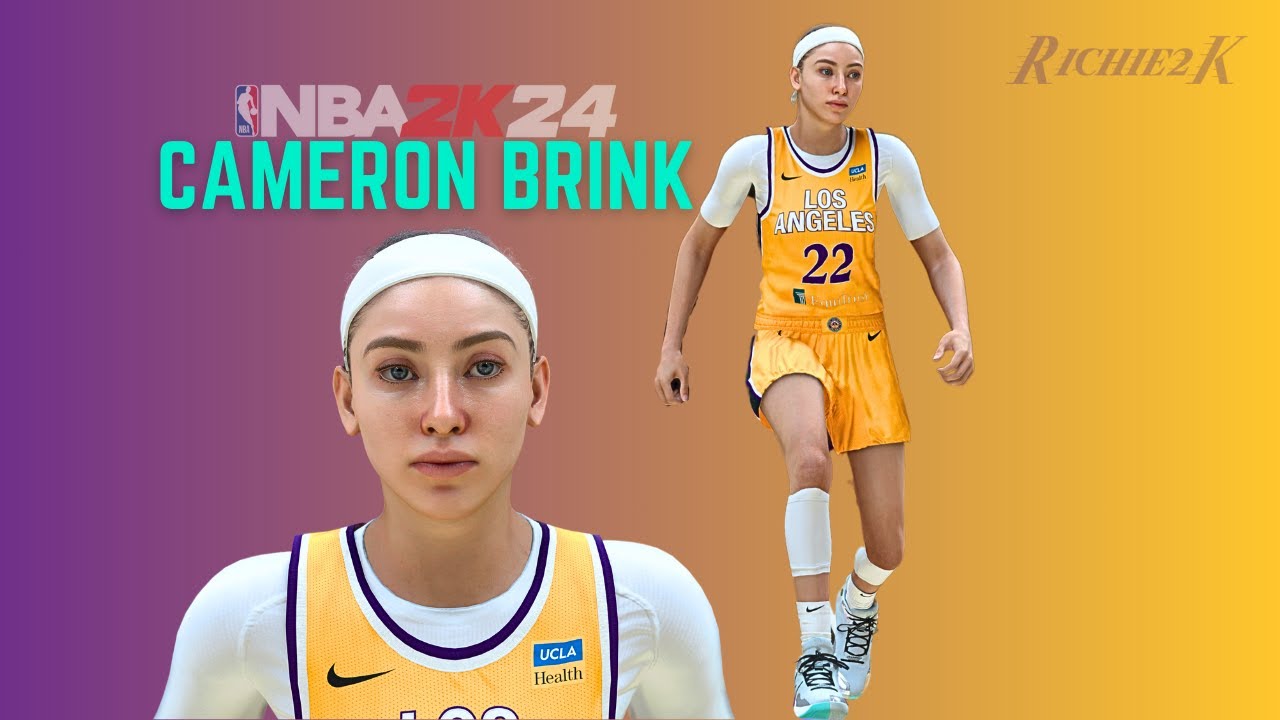 Cameron Brink Face Creation NBA 2K24 - YouTube