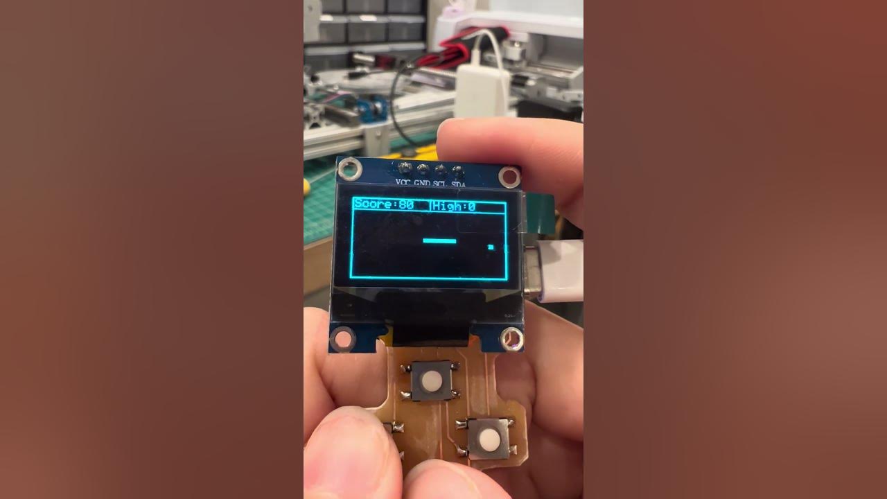 Snake game with XIAO RP2040 and OLED SSD1306 (easy version) - YouTube