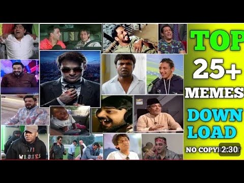 Top 25+ Memes|popular meme clips for videos editing| Indian memes| no ...
