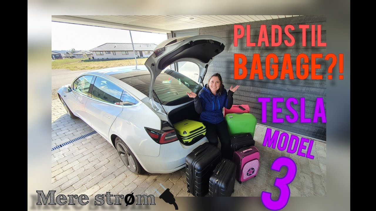 Tesla Model 3 - bagagerums test - YouTube