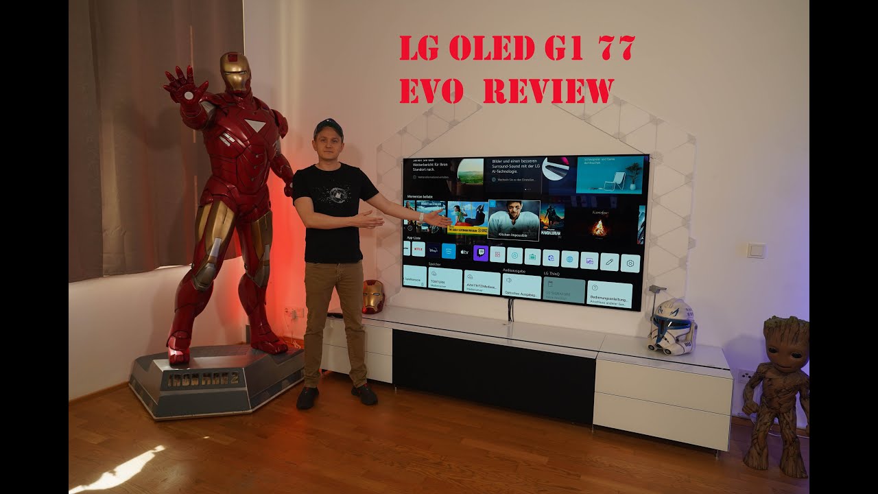 LG OLED EVO 77 G1 / Review / Gameplay - YouTube